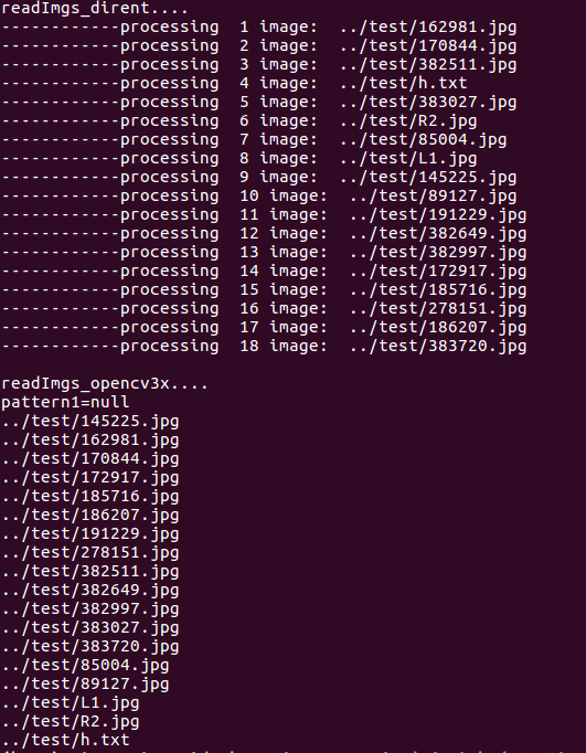 【批量读取文件夹中图片路径】使用c 中dirent H 或者使用opencv3中的cv Glob C Cv Glob Csdn博客