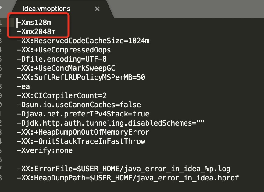 当启动项目时，内存溢出，idea 调整jvm内存大小_电脑8g,idea启动内存溢出 idea64.exe.vmoptions如何增大 8g-CSDN博客