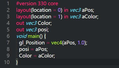 OpenGL学习笔记4——在文件中获取着色器_构造shader类,读入着色器文件-CSDN博客