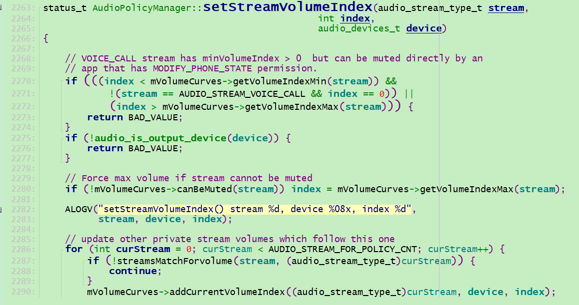Android Audio：setStreamVolume()音量调节过程-CSDN博客