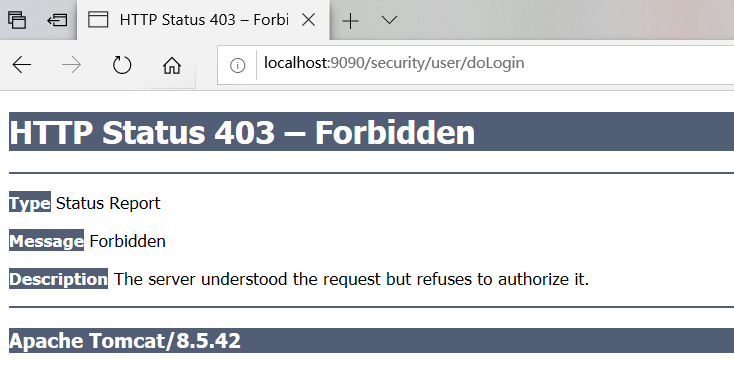 Spring Security 自定义login-processing-url 访问返回403_springboot+springsecurity 设置 loginprocessingurl报 ...