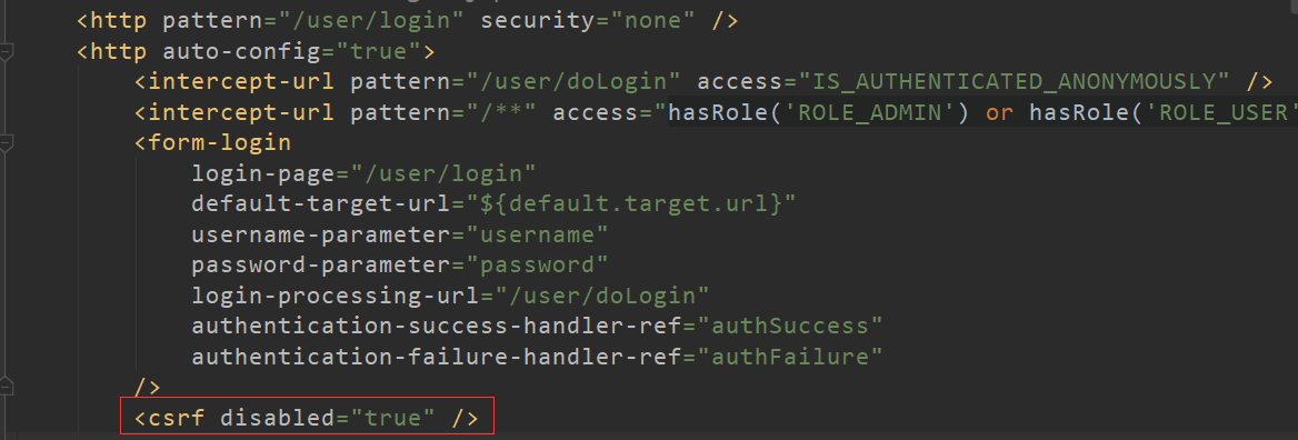 Spring Security 自定义login-processing-url 访问返回403_springboot+springsecurity 设置 loginprocessingurl报 ...
