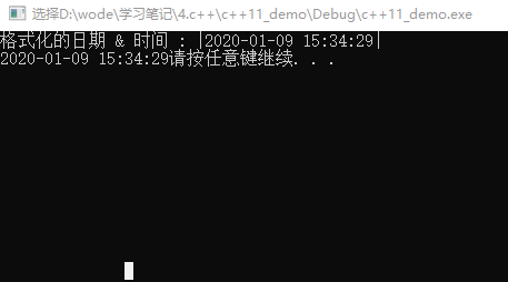 【c++实例总结】 时间time_t转为字符串输出2（std::put_time与std::get_time）_c++ 时间 转成 播放器进度字符串-CSDN博客