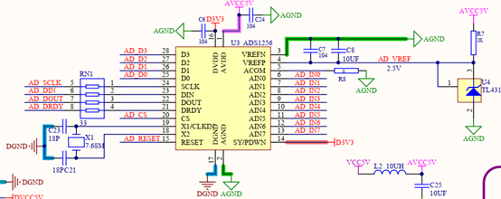 fpga+ADS1256_ads1256原理图-CSDN博客