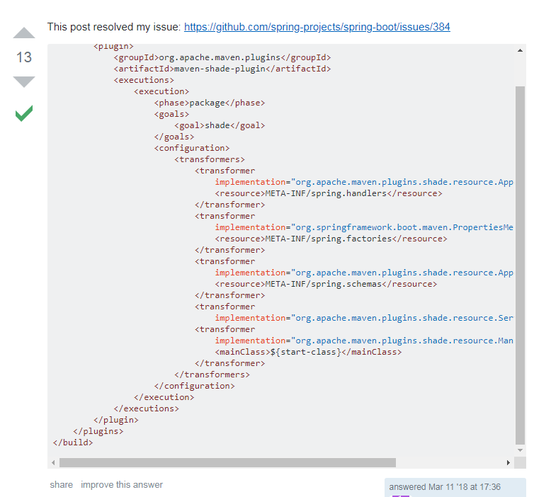 SpringBoot部署_org.apache.maven.plugins.shade.resource.reproducib-CSDN博客