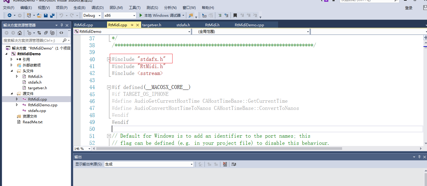 在Visual Studio 2015 C++项目中使用RtMidi库_visual studio 调用midi库-CSDN博客