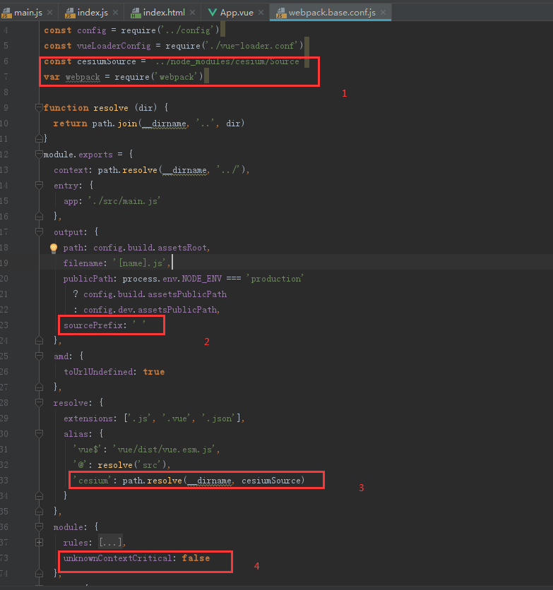 idea开发工具 vue+cesium+webpack的环境配置（helloworld）_idea webpack配置-CSDN博客