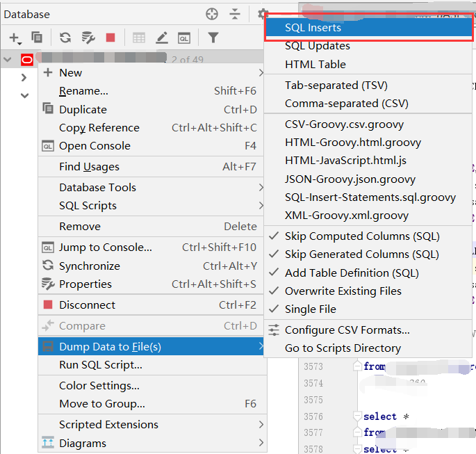 如何使用DataGrip导出整个数据库到一个.sql文件(oracle数据库)-CSDN博客