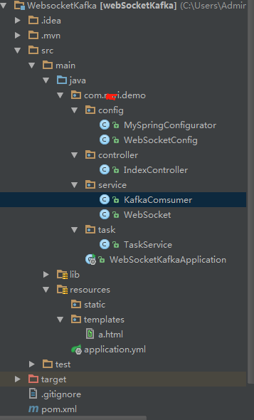 WebSocket + kafka实时推送数据（springboot纯后台）_springboot订阅kafka通知,vue-CSDN博客