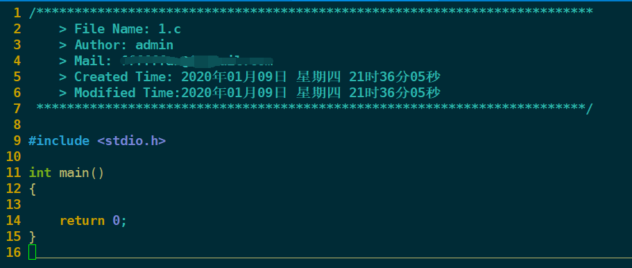 Vim配置：自动添加头部代码vim Set Title Csdn博客 