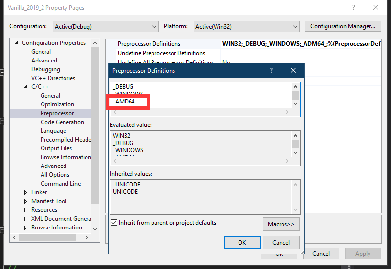 winnt.h(173,1): fatal error C1189: #error: "No Target Architecture" 解决方案_vs2019 winnt.h编译出错-CSDN博客