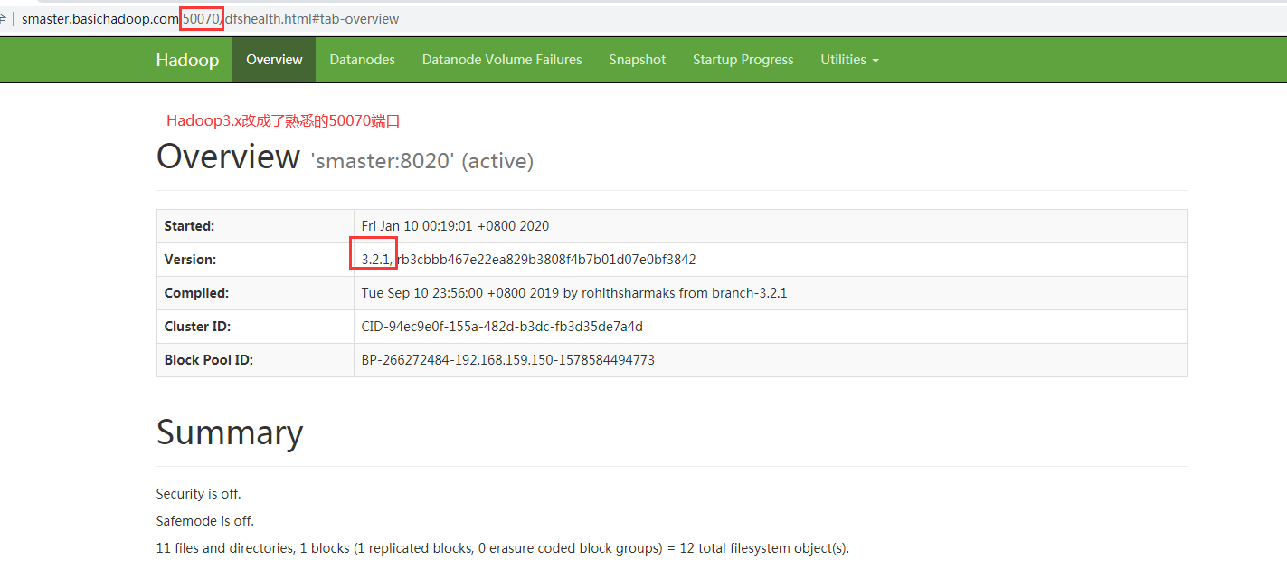Hadoop：namenode访问端口2.x默认50070与3.x默认9870_9870和50070-CSDN博客