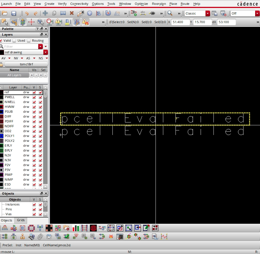[ZZ]调用标准单元库版图提示PcellEvalFailed的解决办法 - wildgoat的日志 - EETOP 创芯网论坛 (原名：电子顶级开发网)