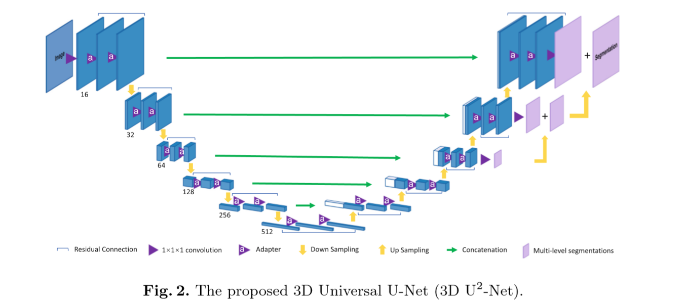 [MICCAI2019]3D U2-Net: A 3D Universal U-Net for Multi-domain Medical Image Segmentation_visual ...