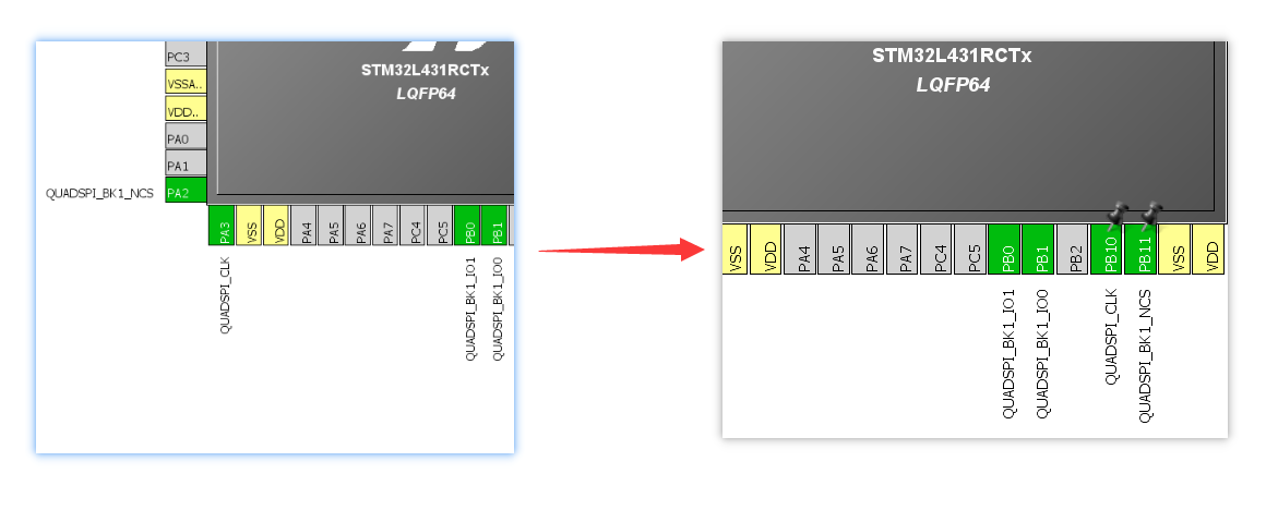 STM32L4使用QSPI驱动spiFLASH（W25Q64)_qspi怎么改为单双线-CSDN博客