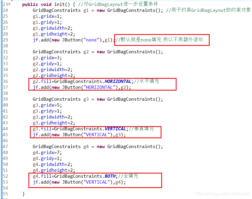Java Swing布局:流布局flowlayout;边界布局borderlayout;网格布局gridlayout;网格组布局管理器gridbaglayoutnikeneo233的博客