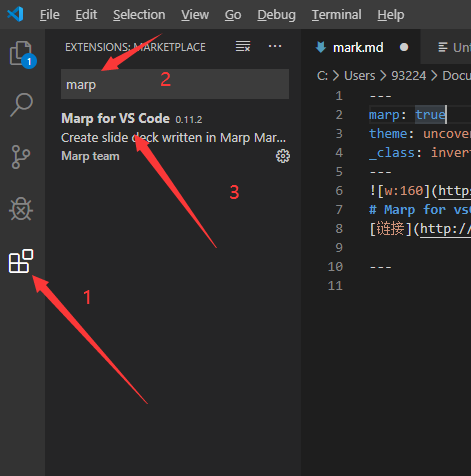 vs code中使用marp_飞舞佛的博客-CSDN博客_marp vscode
