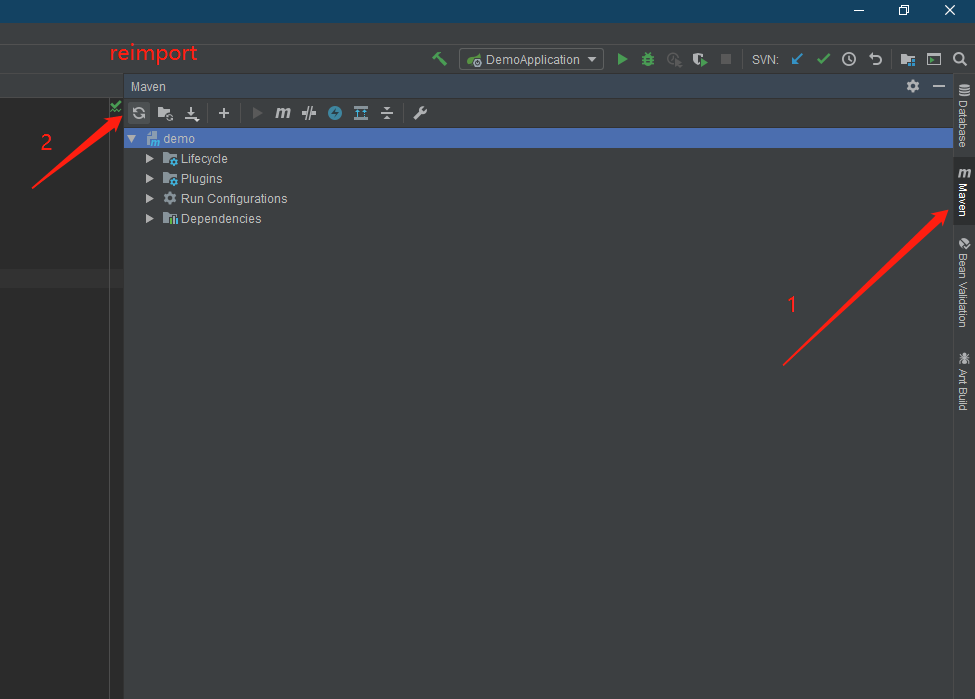 Idea Springboot找不到启动类demoapplication报错not A Valid Spring Boot