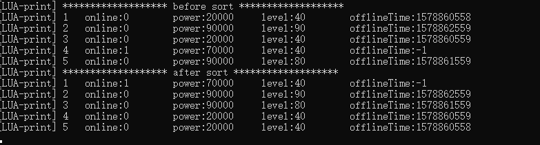 Lua使用table.sort实现多条件排序实例解析精华_table.sort (table [, comp])-CSDN博客