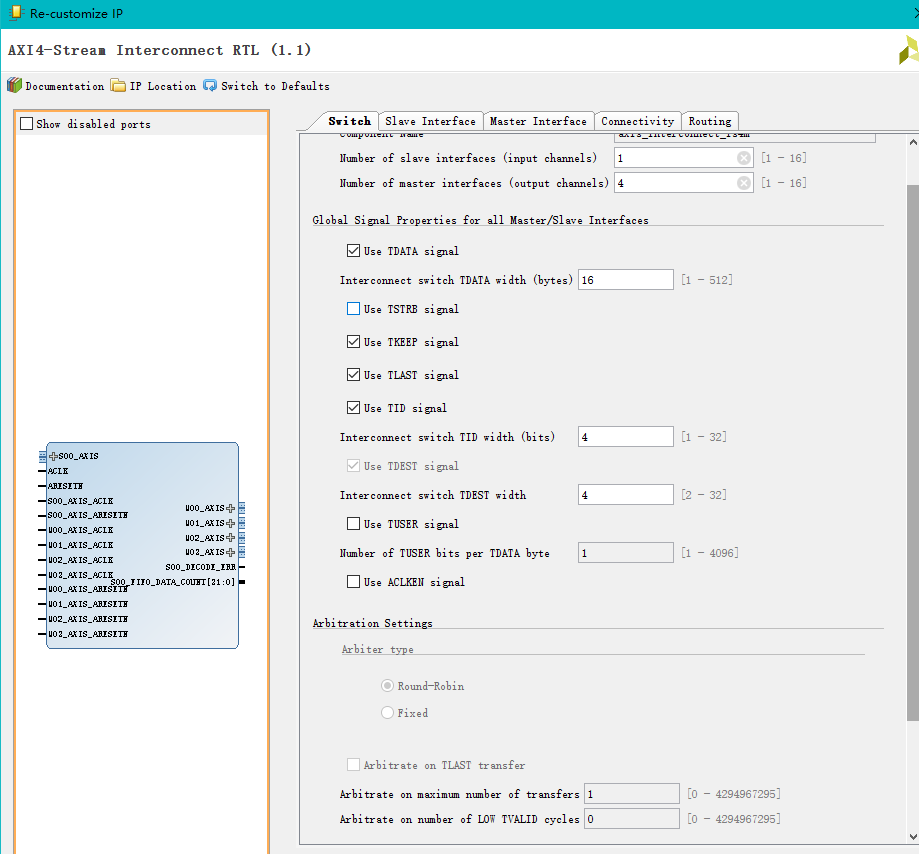 AXI-Stream-Interconnect 学习及仿真_axis interconnect-CSDN博客