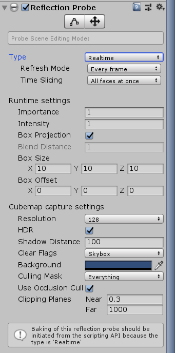 Usage and examples of reflection probe in unity - Programmer Sought