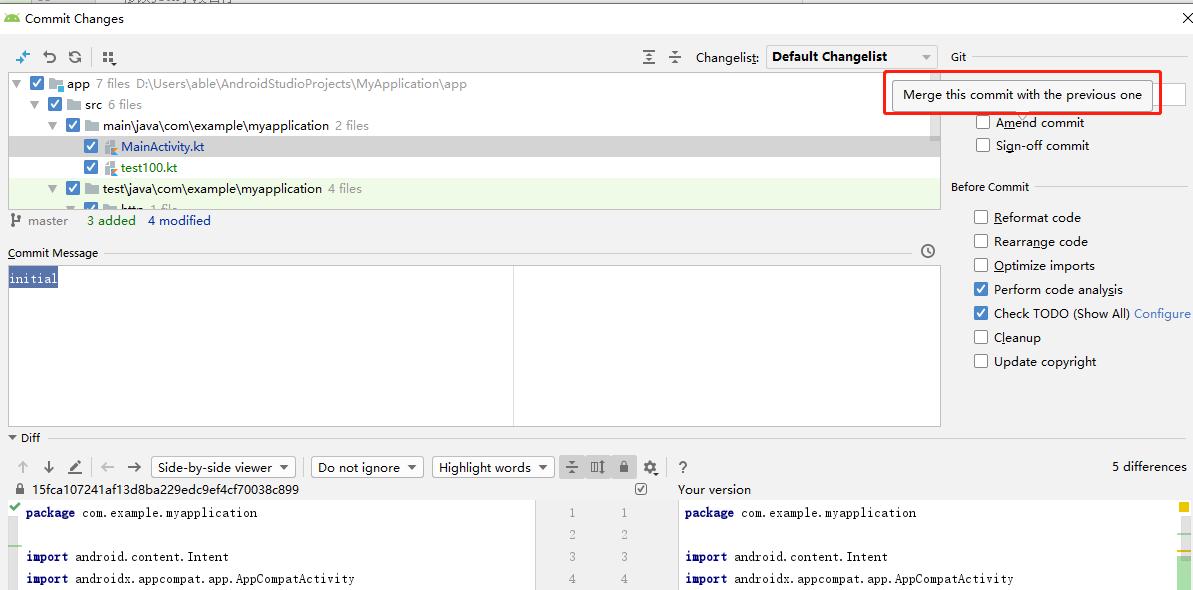 android studio : amend commit_android studio --amend-CSDN博客