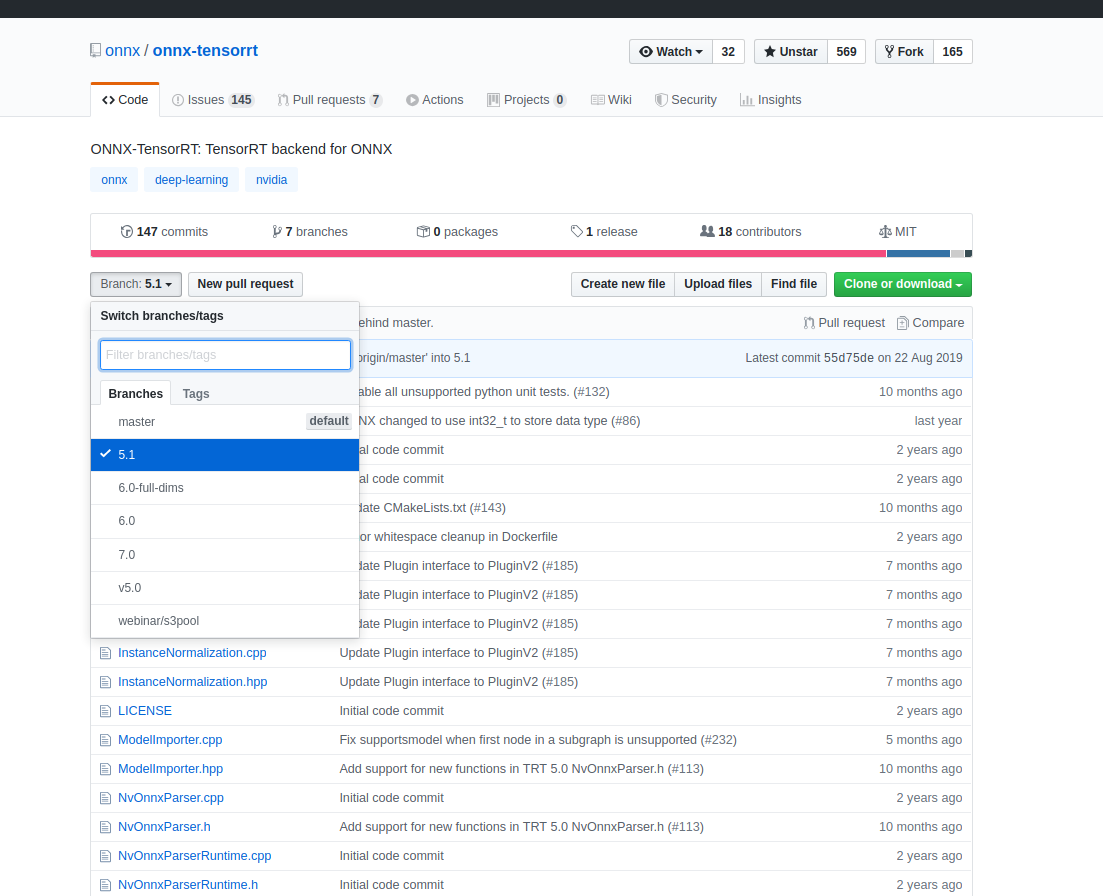 TensorRT5,TensorRT6不兼容pytorch1.2，1.3，1.4导出的ONNX模型解决方案_assertion failed: convertonnxweights ...