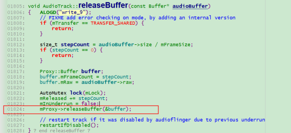 Audio Audio：AudioTrack()中write()函数梳理过程_audiotrack.write-CSDN博客