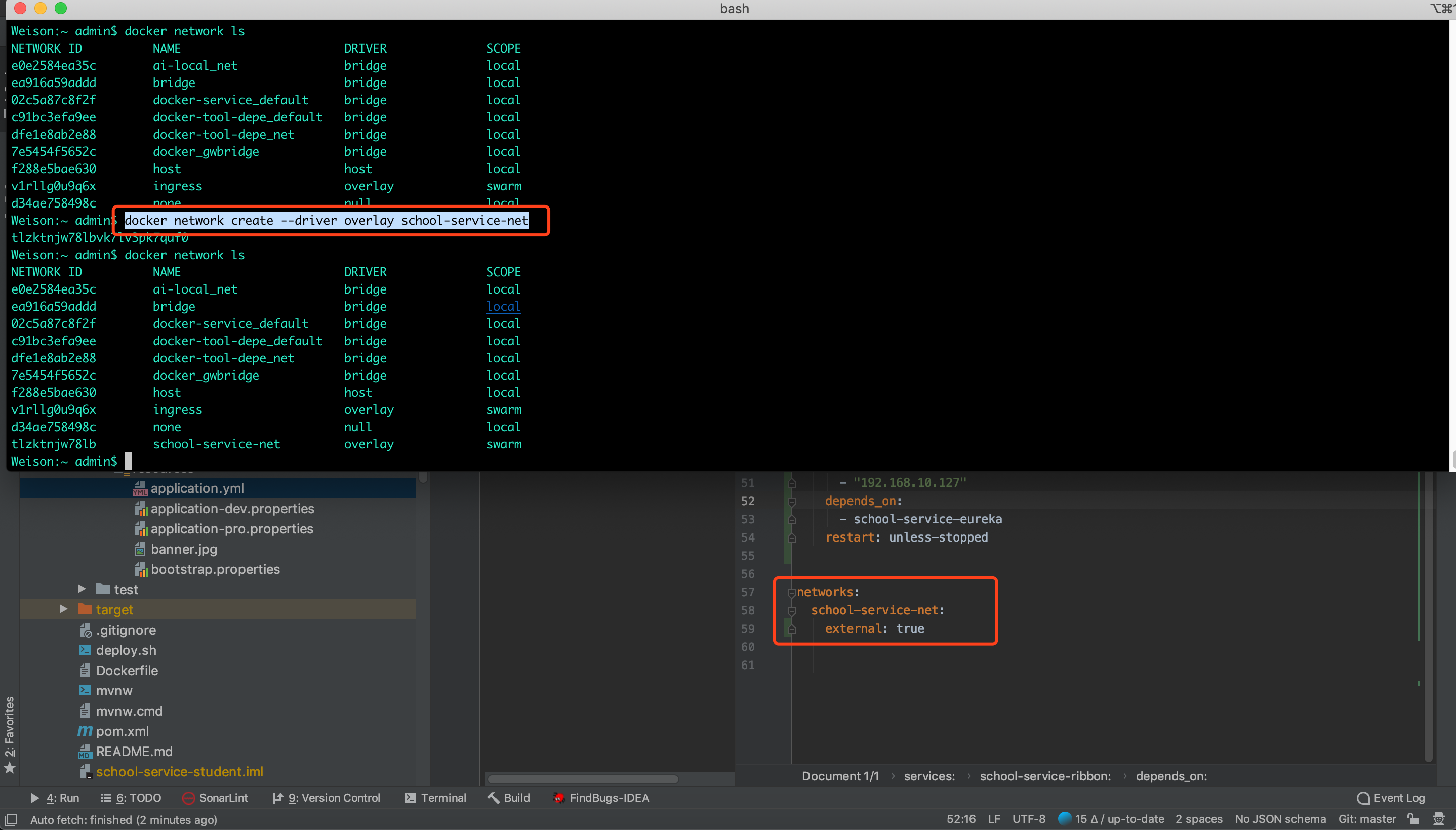Network Xxx Is Declared As External But Could Not Be Found You Need To Create A Swarm