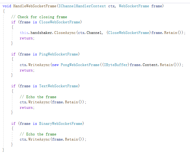 C# DotNetty (3) WebSocketServer_dotnetty websocketserver-CSDN博客