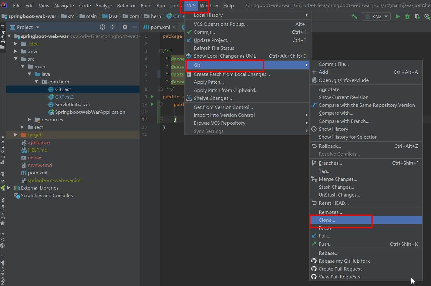 IDEA中集成并使用Git（commit、push、clone）_idea git commit push-CSDN博客