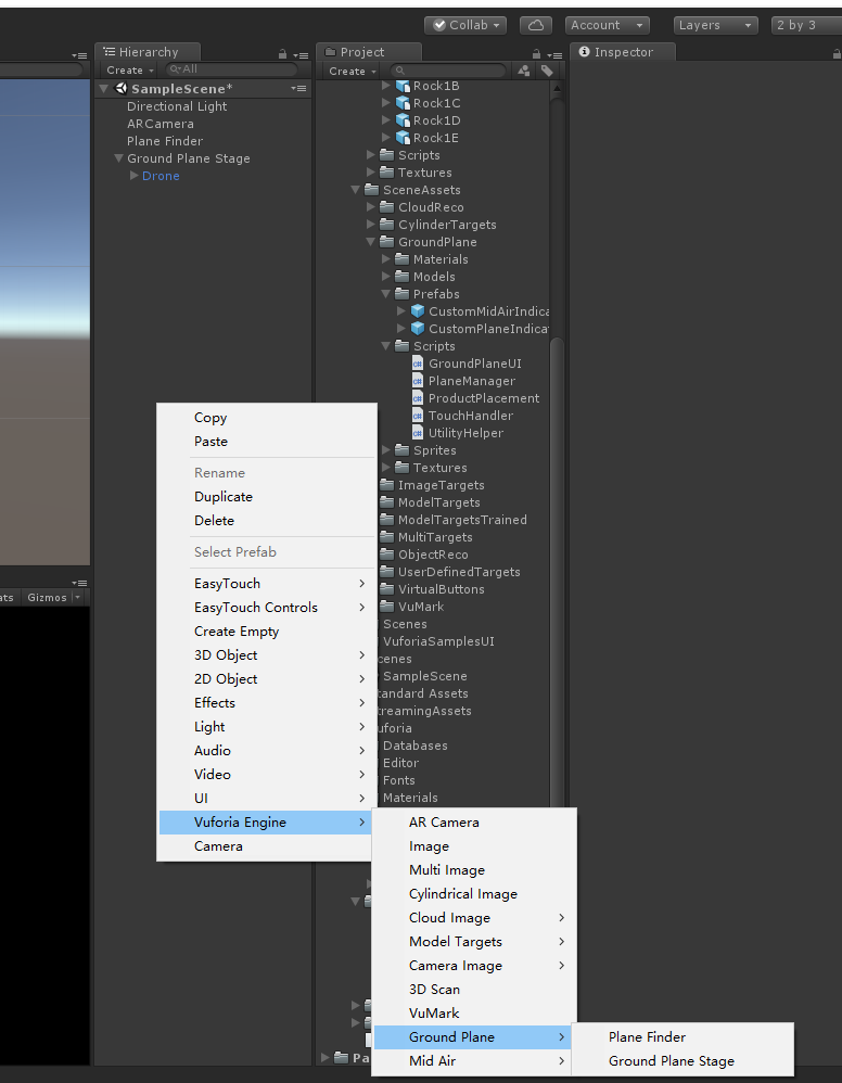 Unity Vuforia Ground plane 地面识别测试（学习记录）_vuforia ground plane detection not working-CSDN博客
