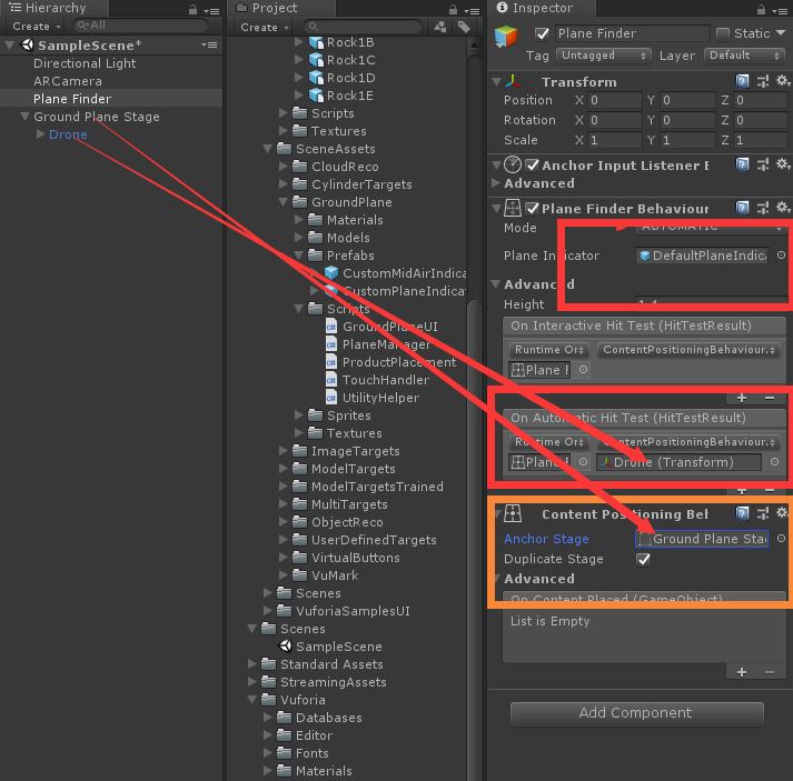 Unity Vuforia Ground plane 地面识别测试（学习记录）_vuforia ground plane detection ...