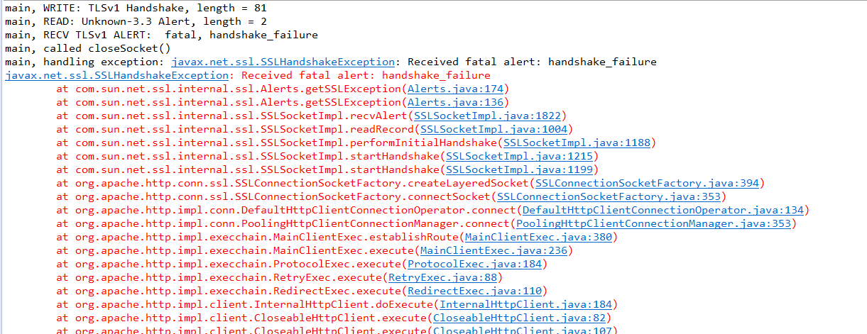 Received fatal alert: handshake_failure_received fatal alert:handshake-CSDN博客