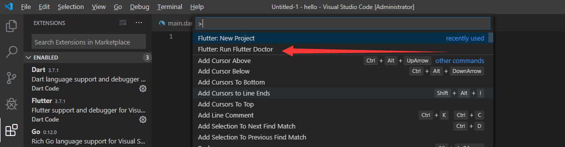 Windows上VSCode+Flutter、Dart安装配置（详细版+安装问题处理）_dart安装与服务器的连接被重置-CSDN博客
