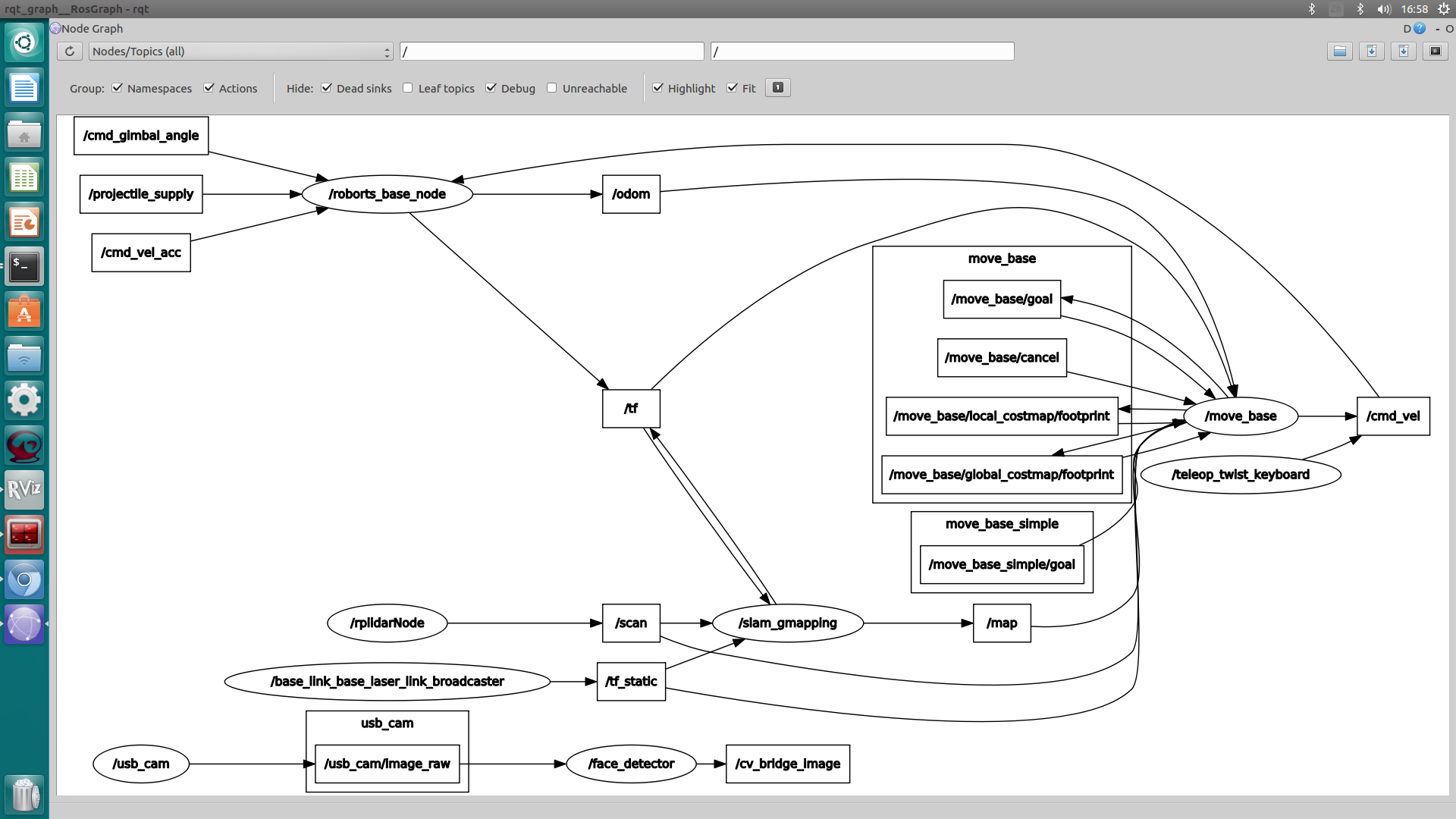 ROS机器人036-机器人ssh远程登陆+机器人端/计算机端全程控制实现slam建图，导航，rviz显示，目标识别，键盘控制_rviz显示slam-CSDN博客