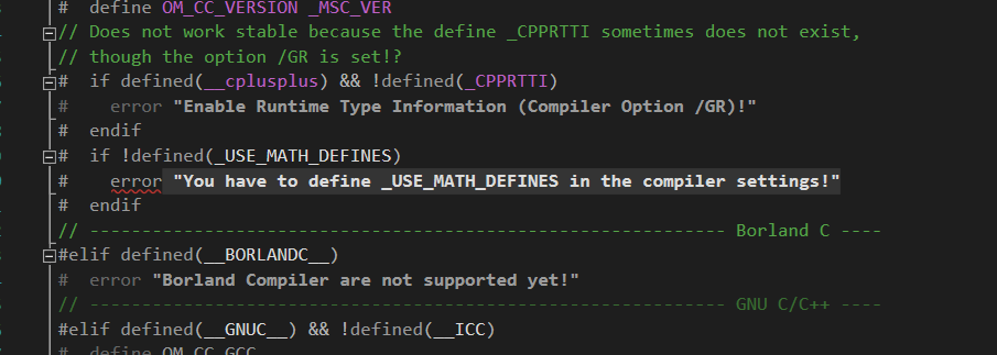 You have to define _USE_MATH_DEFINES in the compiler settings_use math defines-CSDN博客