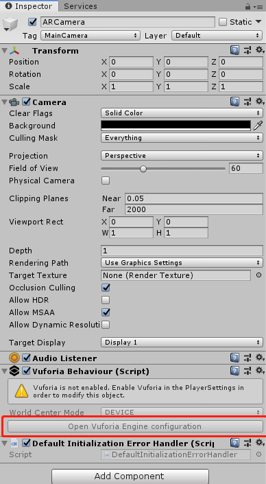 Vuforia AR开发详细教程_如何添加vuforia behaviour-CSDN博客