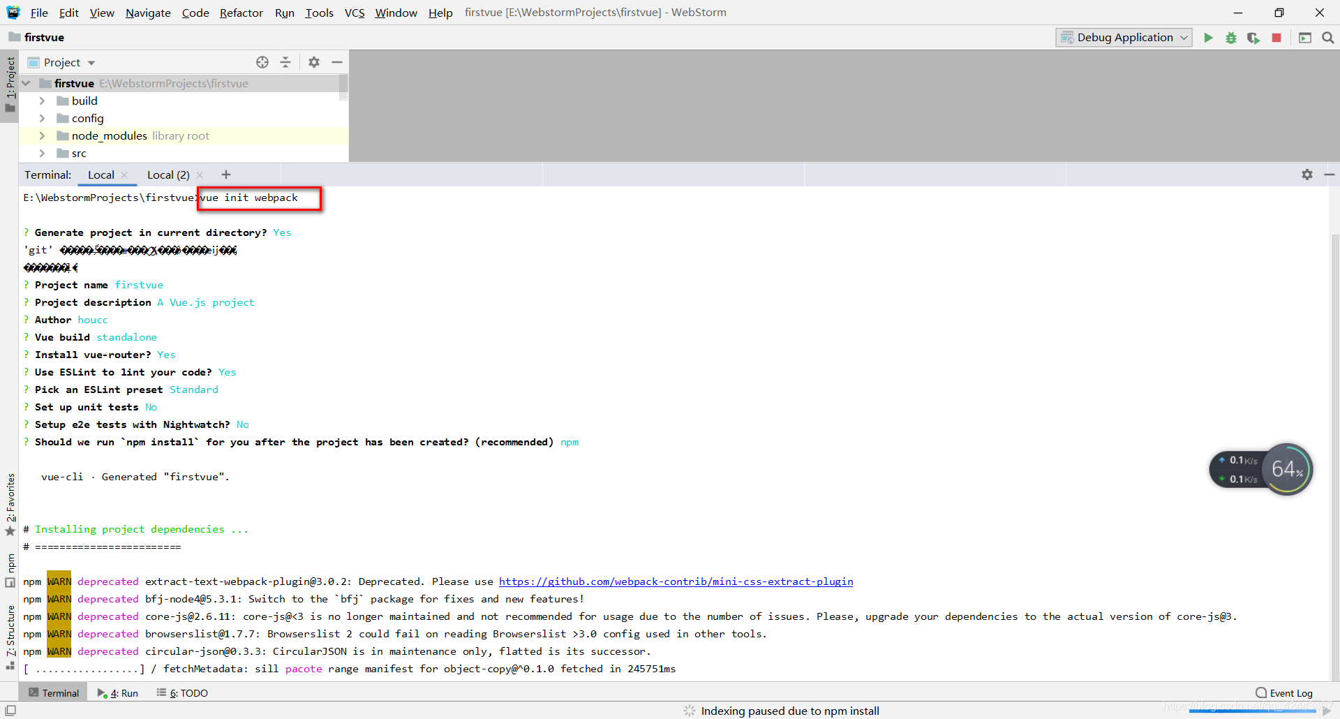 Webstorm201931版本创建vue项目webstorm创建vue项目是个空文件 Csdn博客