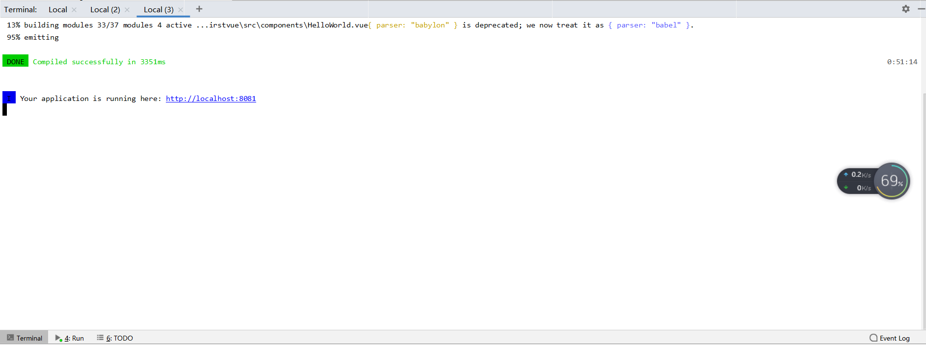WebStorm2019.3.1版本创建VUE项目_webstorm创建vue项目是个空文件-CSDN博客
