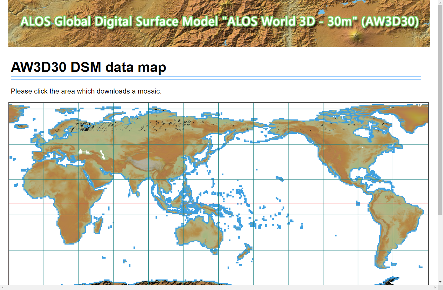 关于地理数据收集与处理的基本工具推荐(3)--最新30m的DEM与DSM数据免费下载_dsm数据下载-CSDN博客