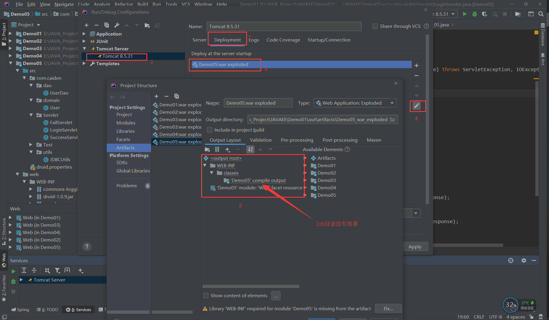 HTTP Status 500 – Internal Server Error_type exception report message servlet execution th-CSDN博客