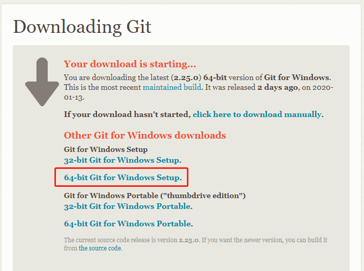 Git 2.25.0详细安装步骤_git2.25.0安装-CSDN博客