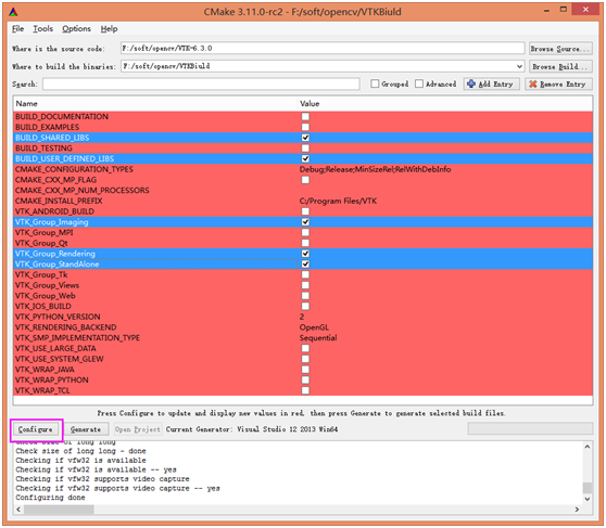 opencv + opencv_contrib + VTK编译_opencv + vtk编译 errorc2027use of undefined type 'vt-CSDN博客