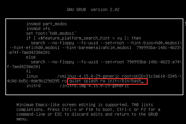 ubuntu18.04开机时没有GRUB选项，以及重置root口令_ubuntu 18 没有grub-CSDN博客