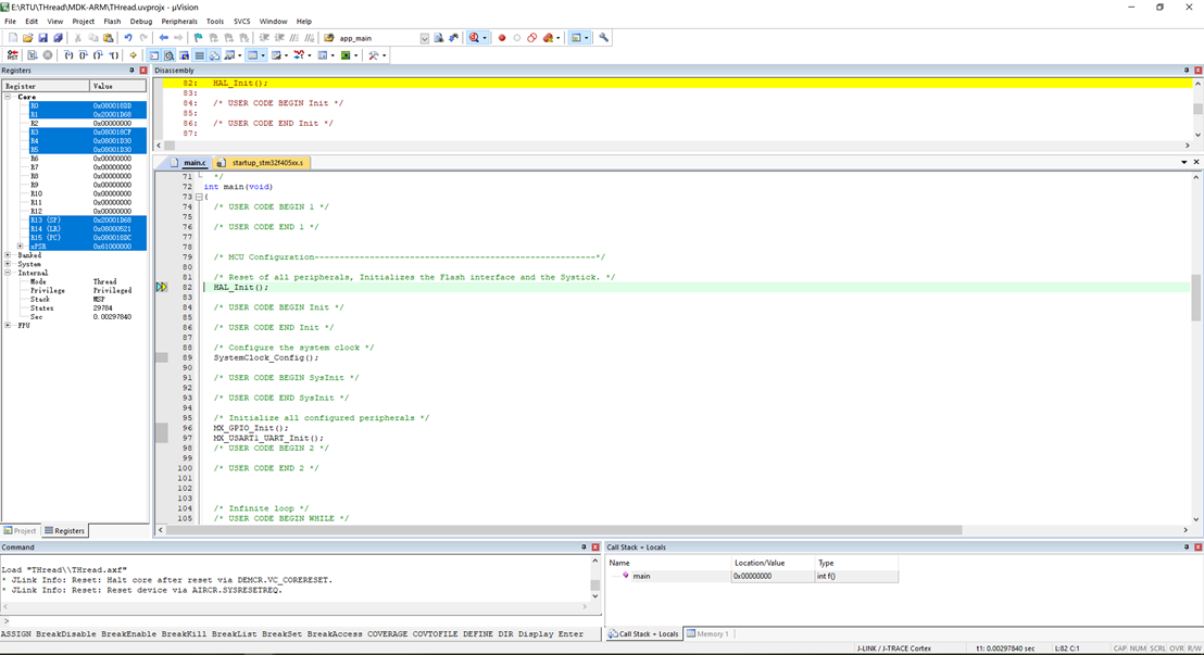 基于STM32F4XX+RTOS的多线程程序开发及线程性能分析与状态查看_stm32f4可以多线程吗-CSDN博客