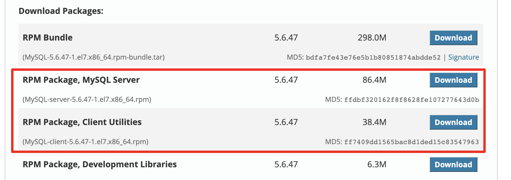 MySQL5.6 安装（CentOS7 RPM方式安装）_rpm安装mysql user mysql does not exist-CSDN博客