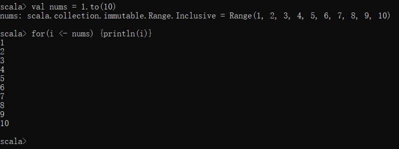 Scala 中的循环_scala 循环-CSDN博客