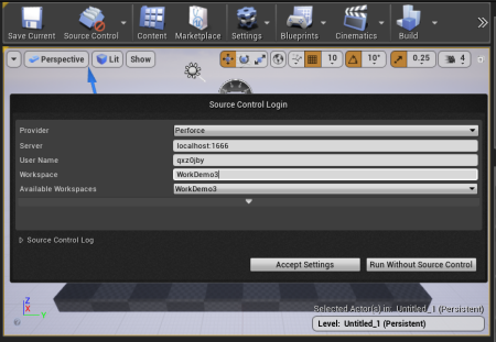 Perforce与Unreal Engine4的连接、集成_p4v 新建链接-CSDN博客