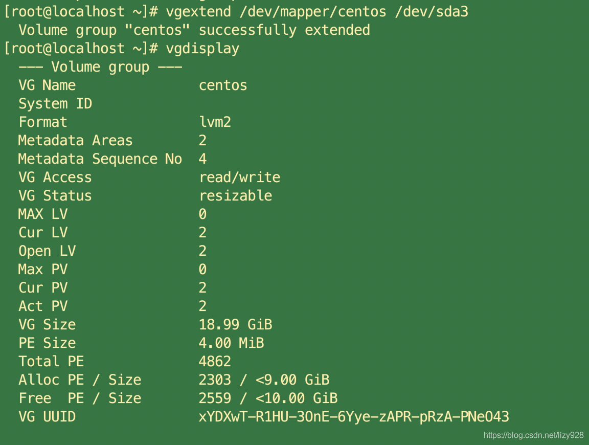 解决linux中磁盘容量不足的问题no Space Left On Device,进行磁盘扩容write Error Saving Db On Disk No Space Left On